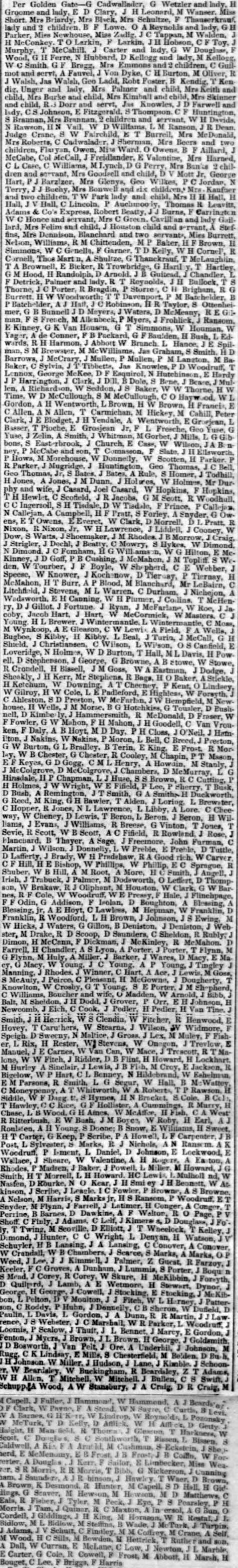 Passengers by the SS Golden Gate, 1852. Maritime Heritage Project. Sea ...